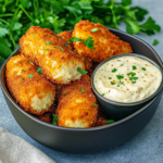 Crispy Potato Croquettes with Garlic Parmesan Dip: A Delightful Snack ...