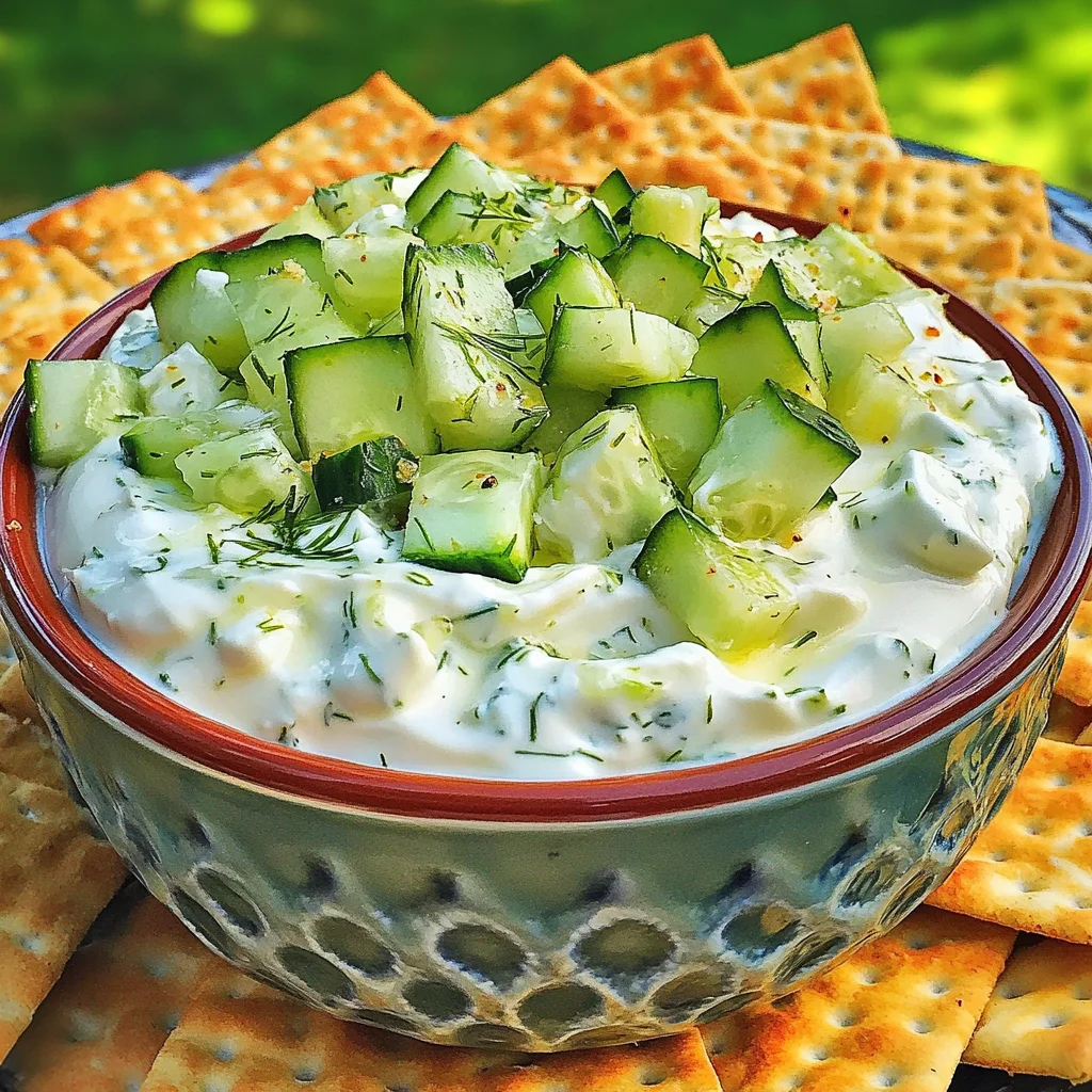 Cucumber Cream Cheese Crack Dip: The Ultimate Party Appetizer - Lora Chef