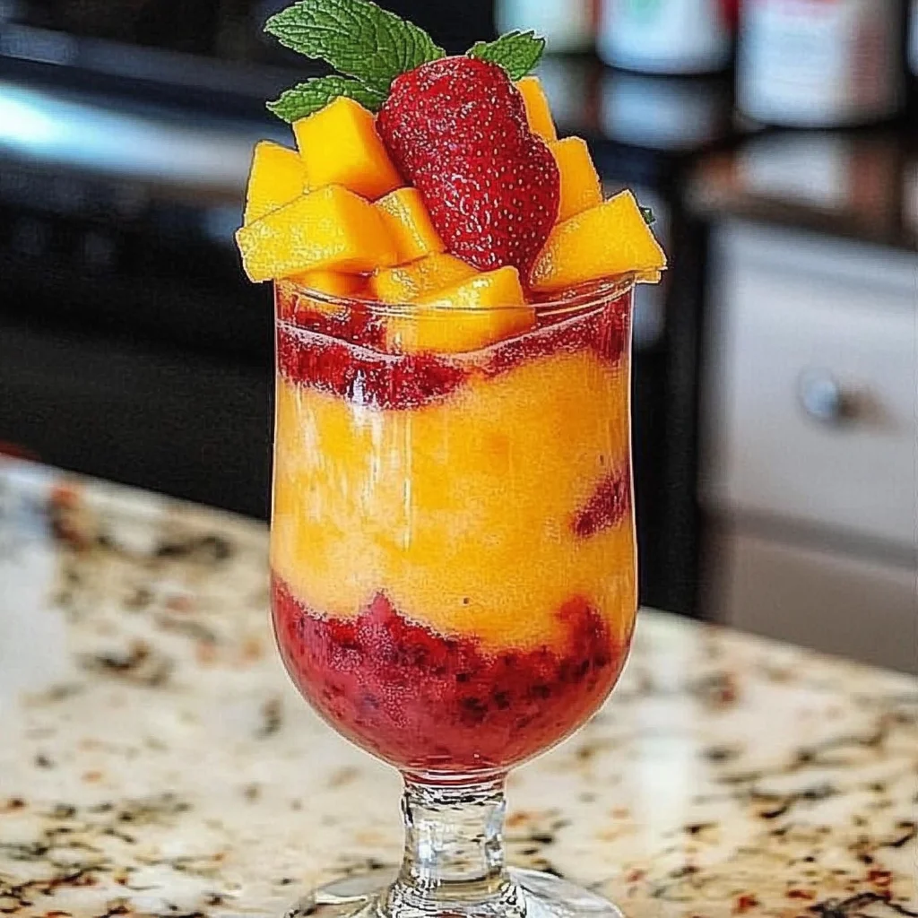 Strawberry Mango Hennessy Slushie: A Refreshing Cocktail Recipe - Lora Chef