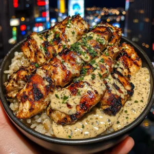 Honey Mustard Chicken Rice Bowls with Herb Ranch Dip - Lora Chef
