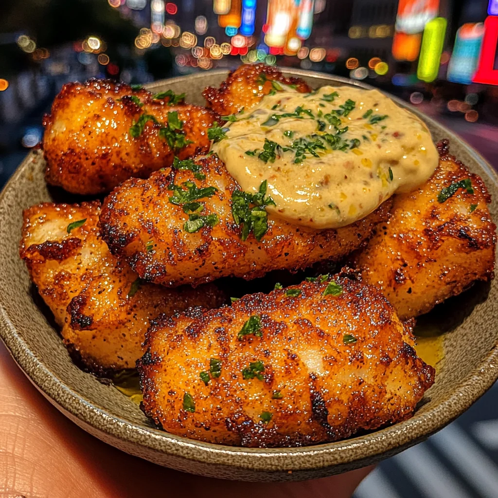 Crispy Fish Bites with Zesty Lemon Aioli - Lora Chef