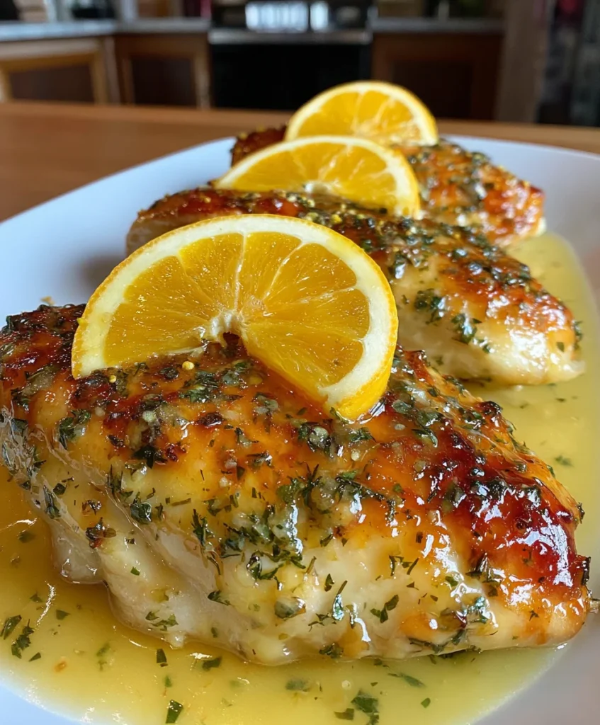Slow Cooker Creamy Lemon Herb Chicken - Lora Chef