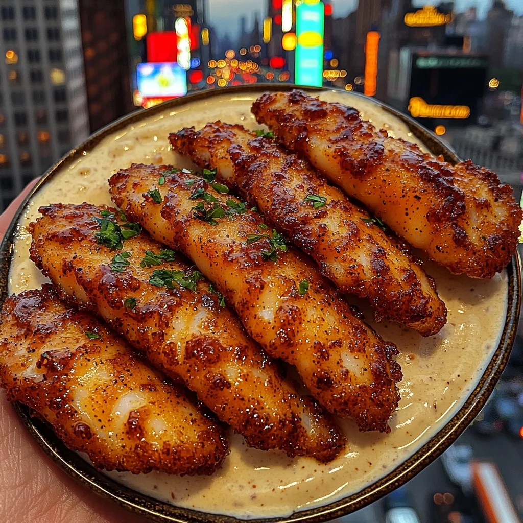 Crispy Chili Cod Strips with Creamy Tartar - Lora Chef