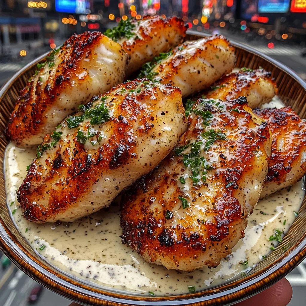 Lemon Garlic Fish Bites with Creamy Herb Ranch - Lora Chef