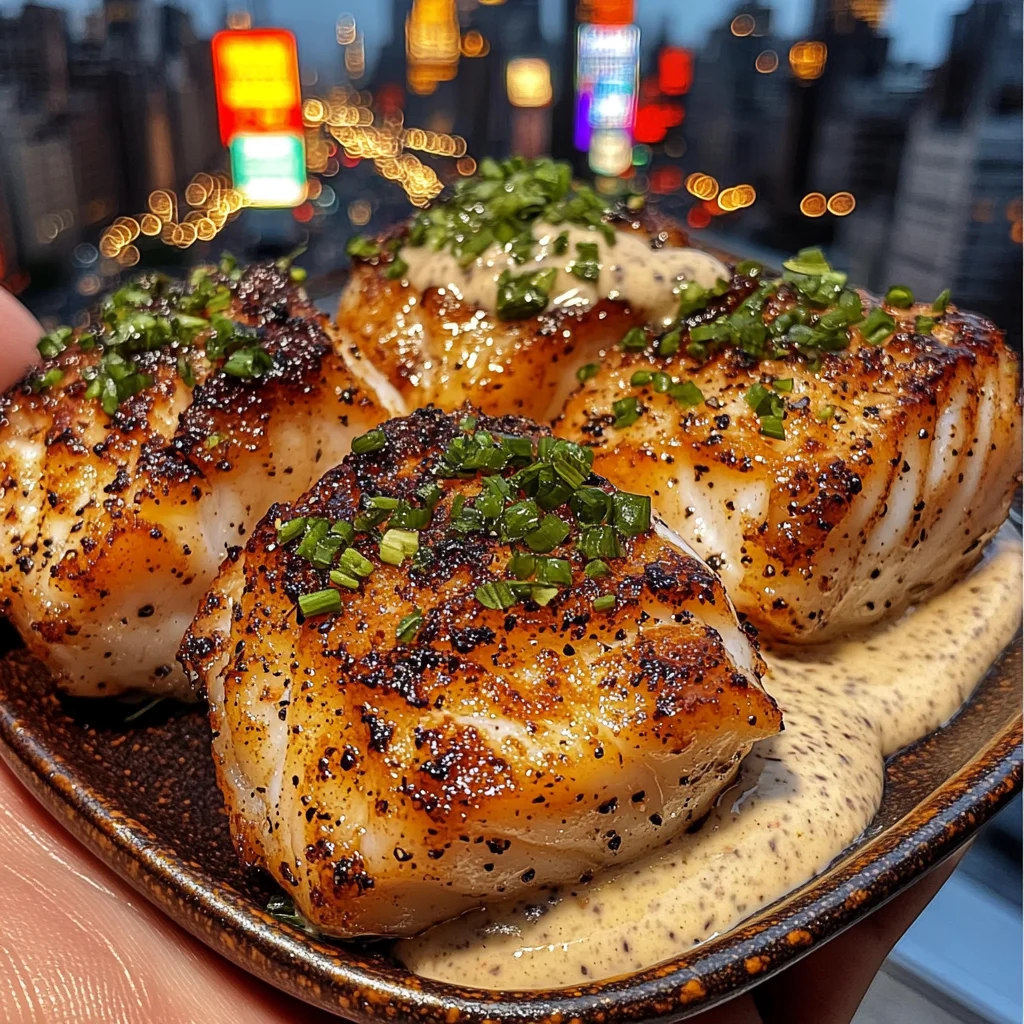 Lemon Pepper Cod Bites with Tartar Cream - Lora Chef