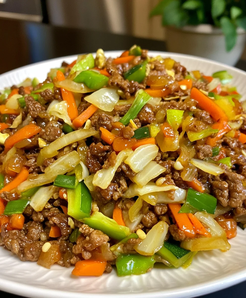 Chinese-Style Lean Beef & Veggie Stir-Fry - Lora Chef